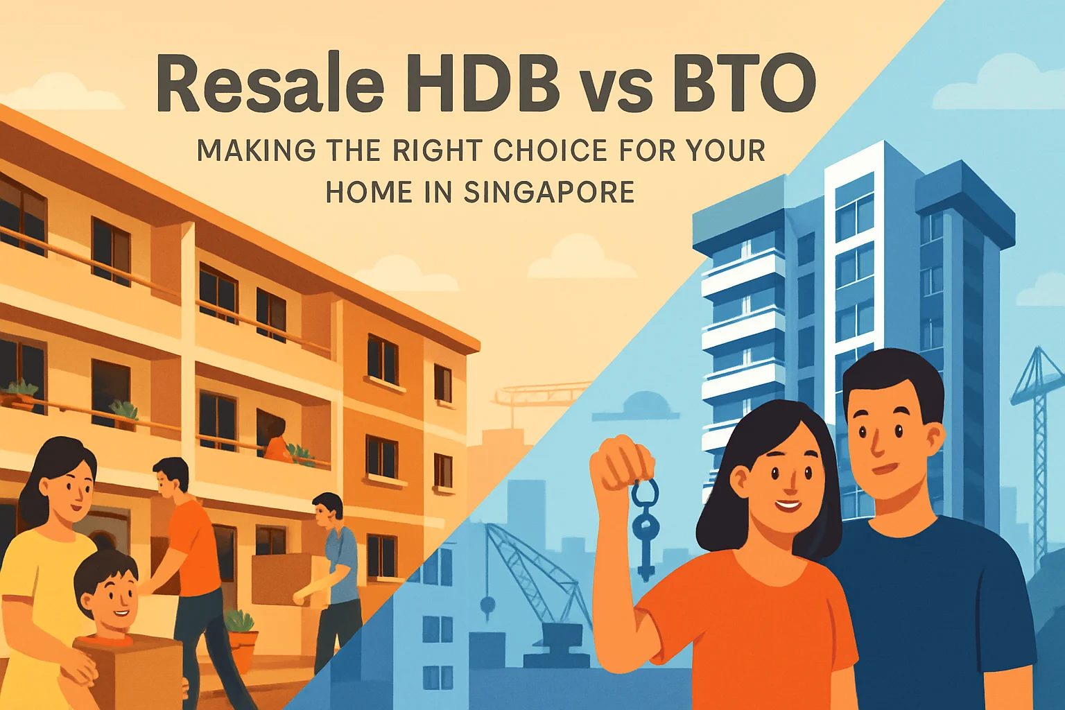 Resale HDB vs BTO: Making the Right Choice for Your Home in Singapore